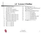 PPT - Lesson Outline PowerPoint Presentation, free download - ID:80006