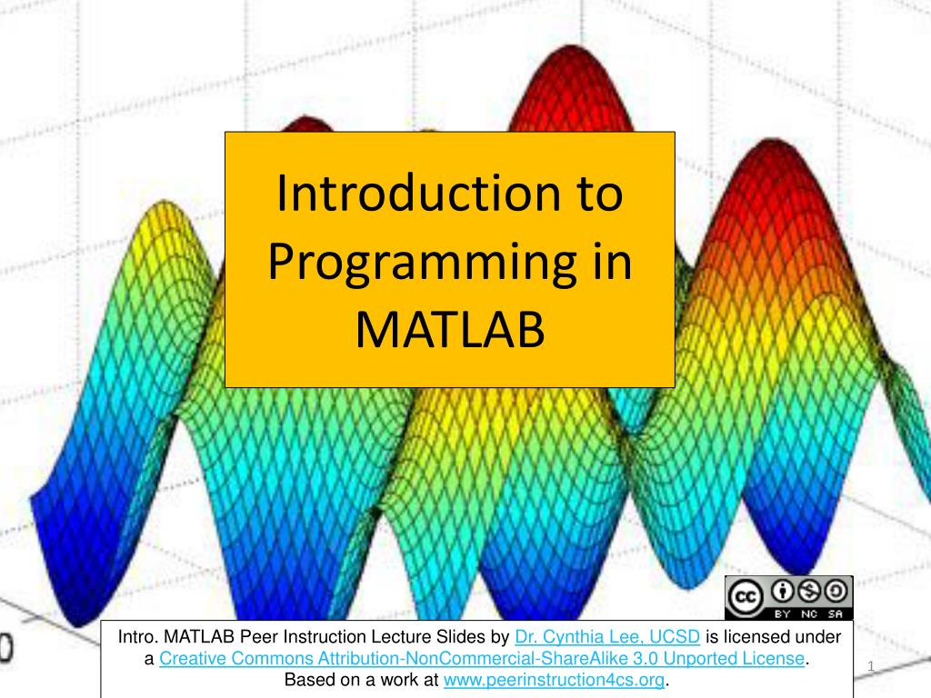 PPT - Introduction to Programming in MATLAB PowerPoint Presentation ...