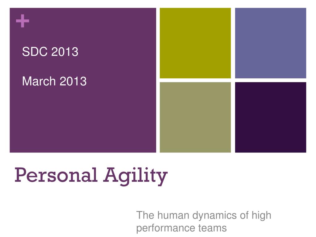 PPT - Personal Agility PowerPoint Presentation, free download - ID:2565336