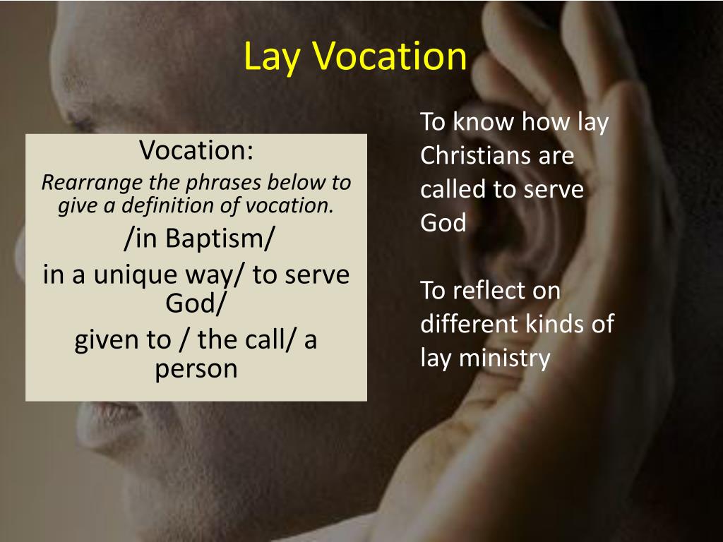 PPT - Lay Vocation PowerPoint Presentation, free download - ID:2566265