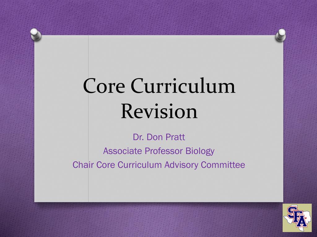 PPT - Core Curriculum Revision PowerPoint Presentation, free download ...