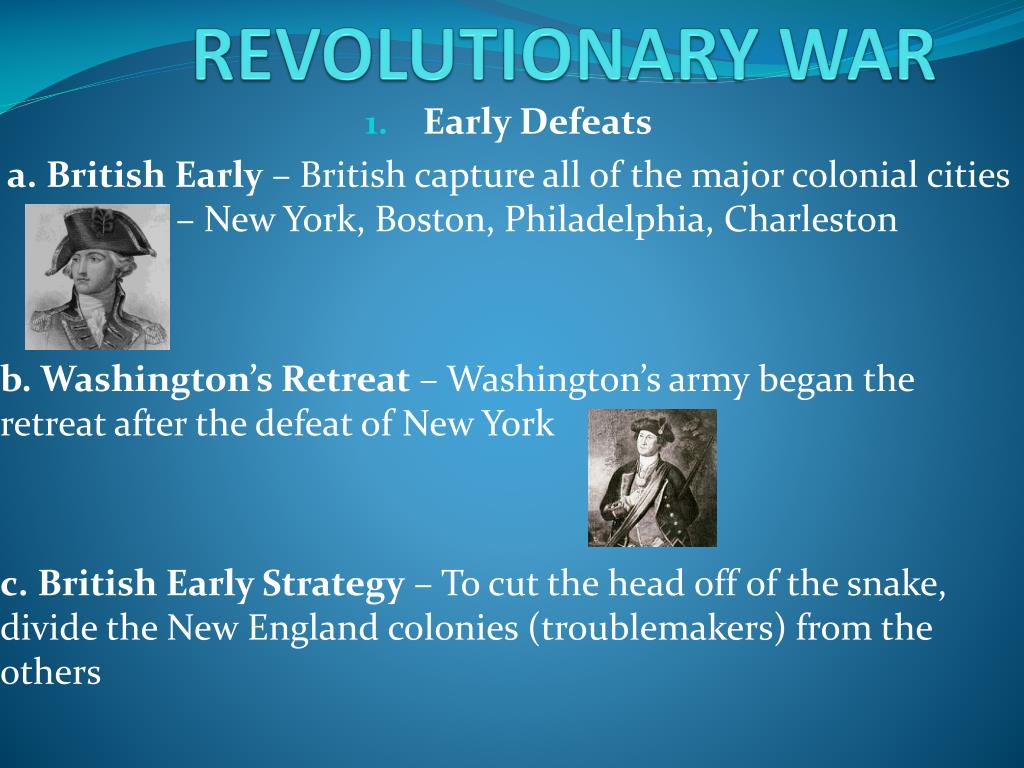 PPT - REVOLUTIONARY WAR PowerPoint Presentation, free download - ID:2566517