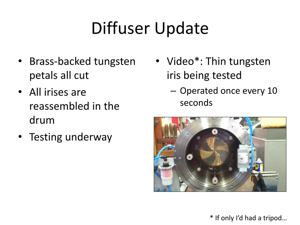 PPT - Diffuser Update PowerPoint Presentation, free download - ID:2566665