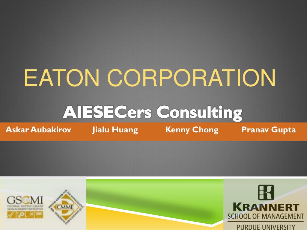 PPT - Eaton corporation PowerPoint Presentation, free download - ID:2569089