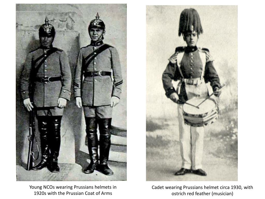 PPT - Historical Evolution of Prussian Helmets in Chilean Military ...