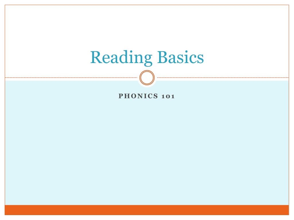 PPT - Reading Basics PowerPoint Presentation, free download - ID:2569487