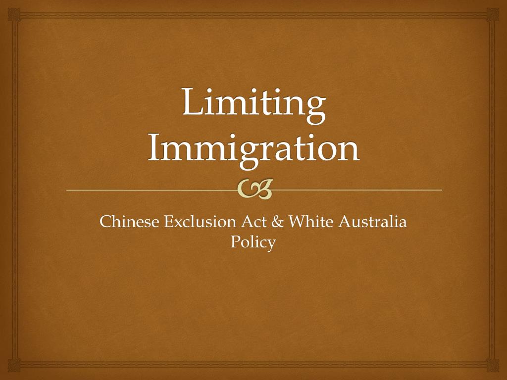 PPT - Limiting Immigration PowerPoint Presentation, free download - ID ...