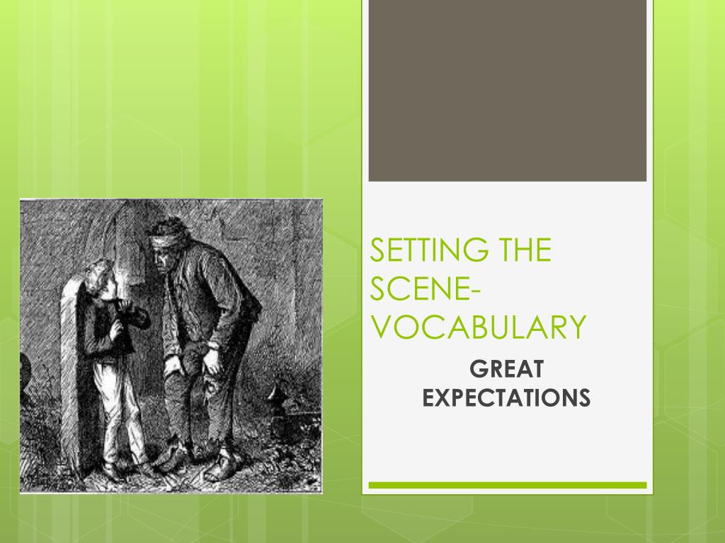 PPT - SETTING THE SCENE-VOCABULARY PowerPoint Presentation, free ...