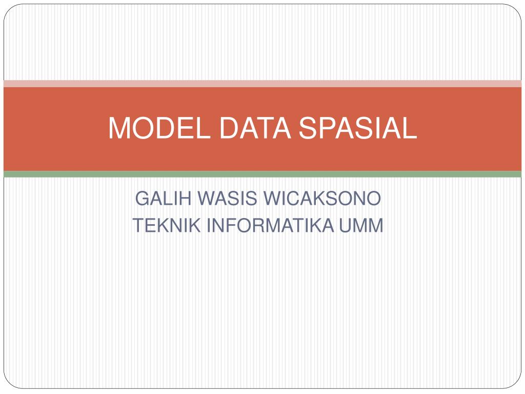 PPT - MODEL DATA SPASIAL PowerPoint Presentation, free download - ID ...