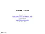 PPT - Markov Chain Models PowerPoint Presentation, free download - ID ...