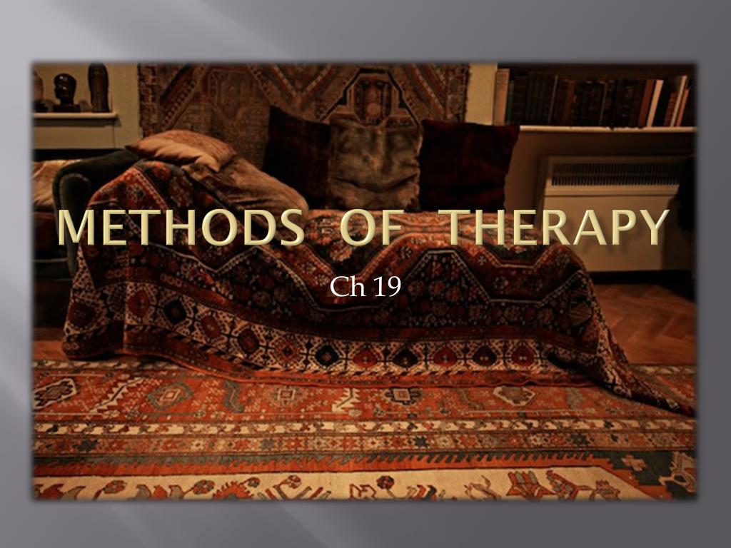 PPT - Methods of therapy PowerPoint Presentation, free download - ID ...