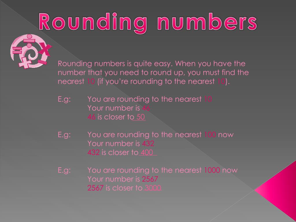 PPT - Rounding numbers PowerPoint Presentation, free download - ID:2572467