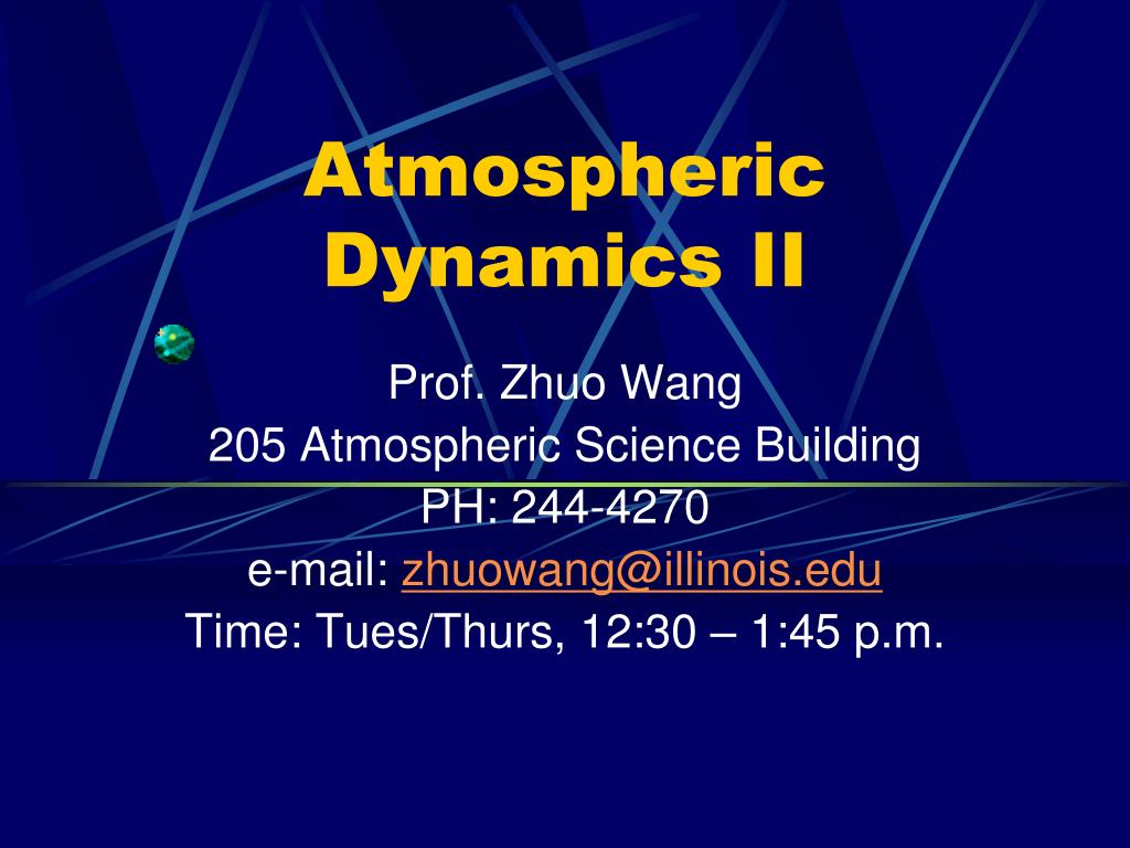 PPT - Atmospheric Dynamics II PowerPoint Presentation, free download ...