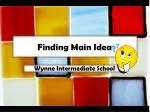 PPT - Finding Topic and Main Idea PowerPoint Presentation, free ...