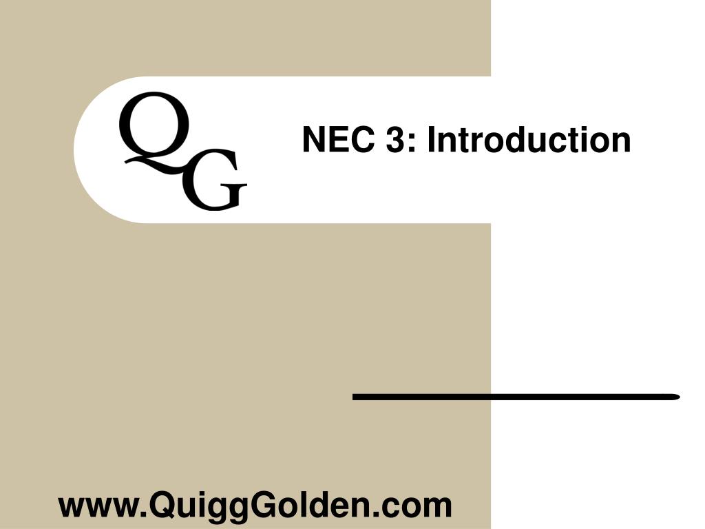 PPT - NEC 3 : Introduction PowerPoint Presentation, free download - ID ...