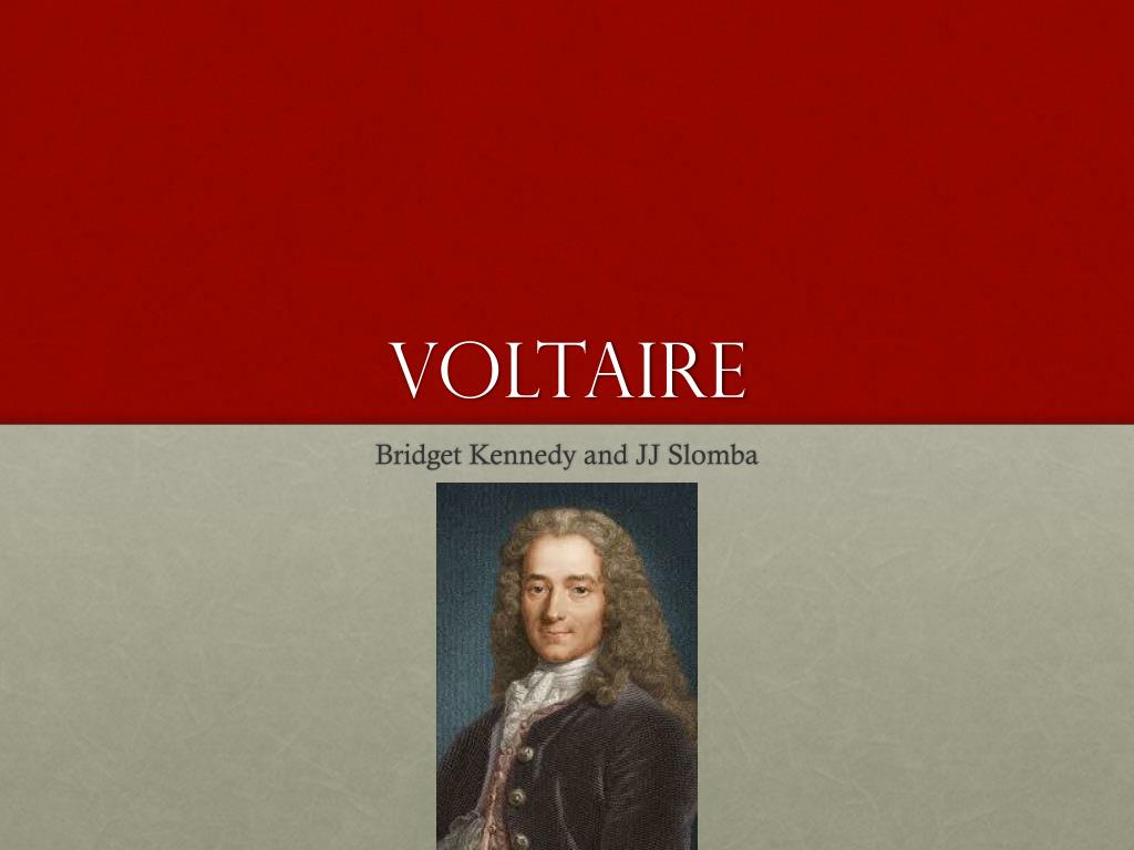 PPT - Voltaire PowerPoint Presentation, free download - ID:2574517