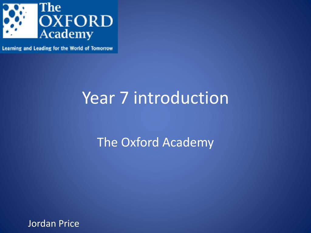 PPT - Year 7 introduction PowerPoint Presentation, free download - ID ...