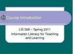 PPT - Course Introduction PowerPoint Presentation, free download - ID ...