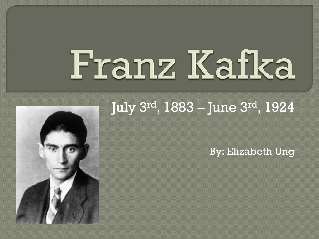 PPT - Franz Kafka PowerPoint Presentation, free download - ID:2579354