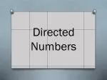 PPT - Directed Numbers PowerPoint Presentation, free download - ID:6650558