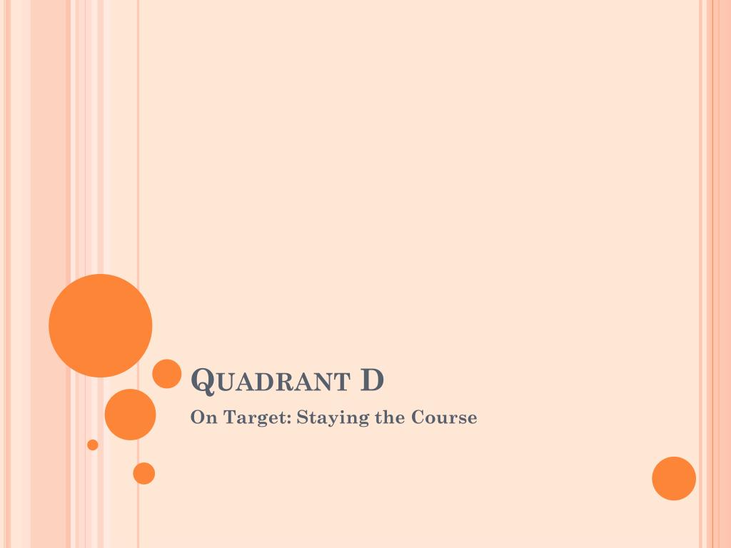PPT - Quadrant D PowerPoint Presentation, free download - ID:2579515