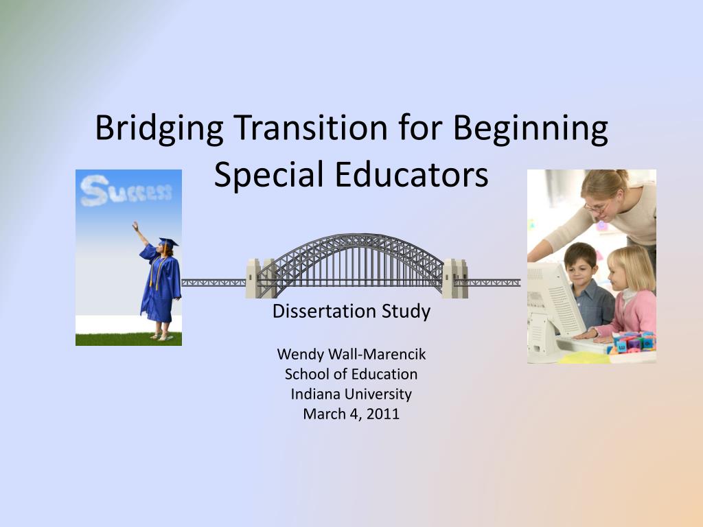 PPT - Bridging Transition for Beginning Special Educators PowerPoint ...