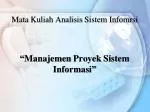 PPT - Manajemen Proyek dan Teknologi Informasi PowerPoint Presentation ...