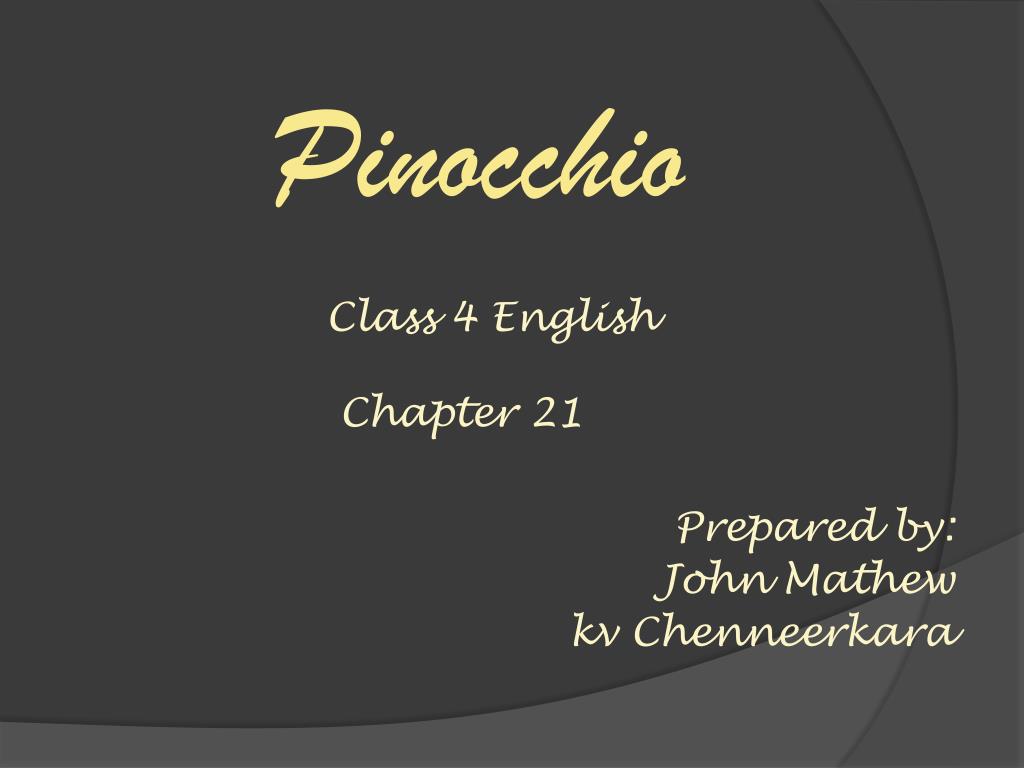 PPT - Pinocchio PowerPoint Presentation, free download - ID:2583223