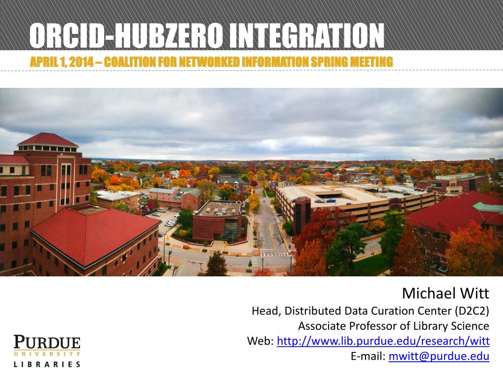 PPT - orcid-hubzero integration PowerPoint Presentation, free download - ID:2584035