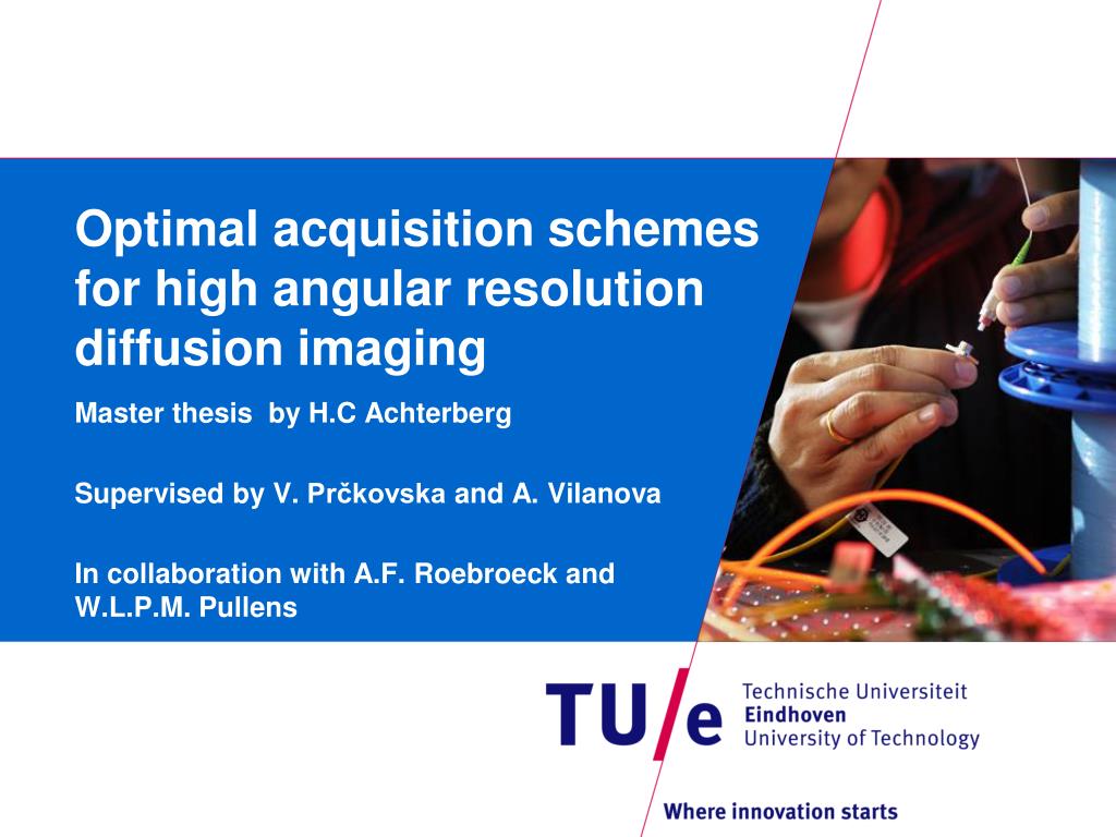 PPT - Optimal Acquisition Schemes for High Angular Resolution Diffusion ...