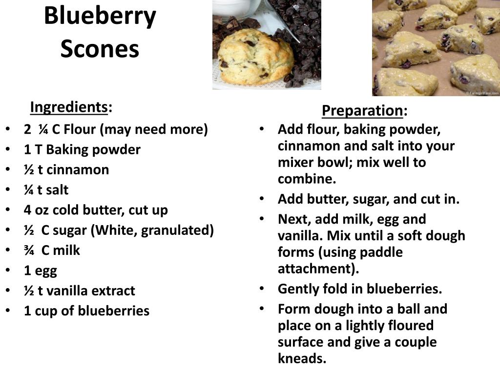 PPT - Blueberry Scones PowerPoint Presentation, free download - ID:2584829