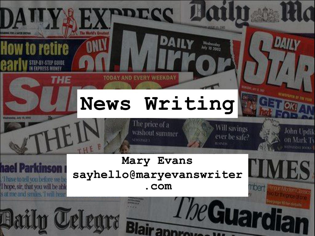 PPT - News Writing PowerPoint Presentation, free download - ID:2585929