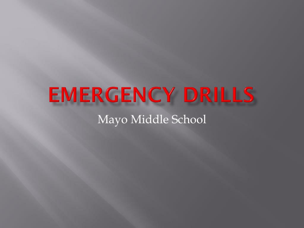 PPT - Emergency Drills PowerPoint Presentation, free download - ID:2586136