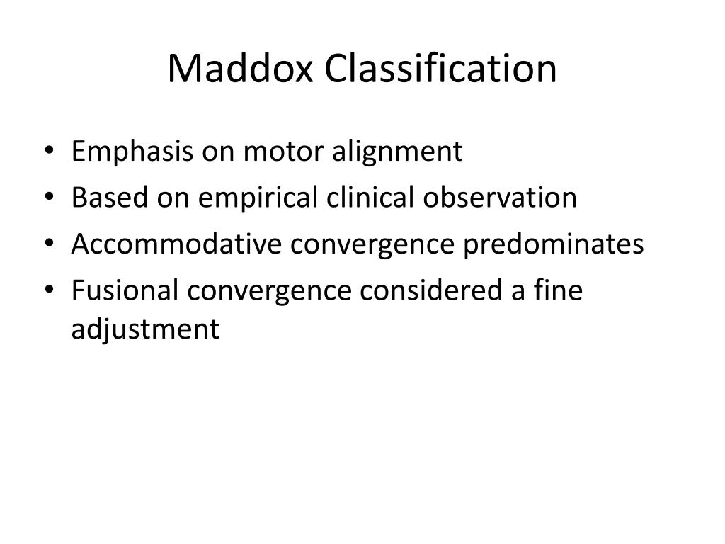 PPT - Maddox Classification PowerPoint Presentation, free download - ID ...