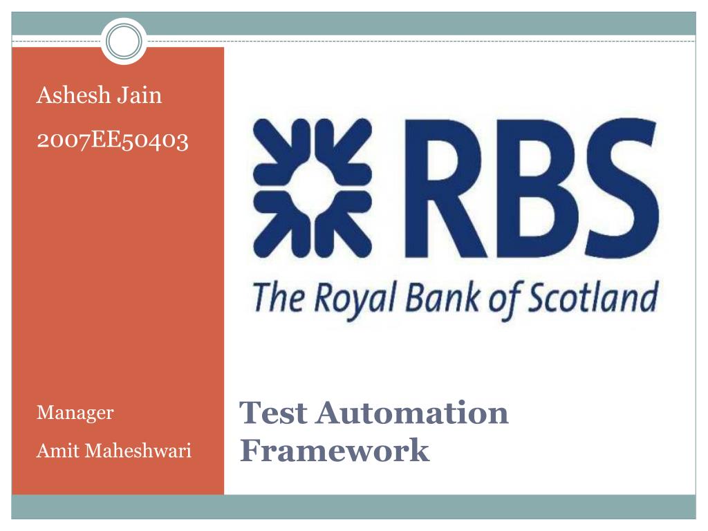 PPT - Test Automation Framework PowerPoint Presentation, free download ...