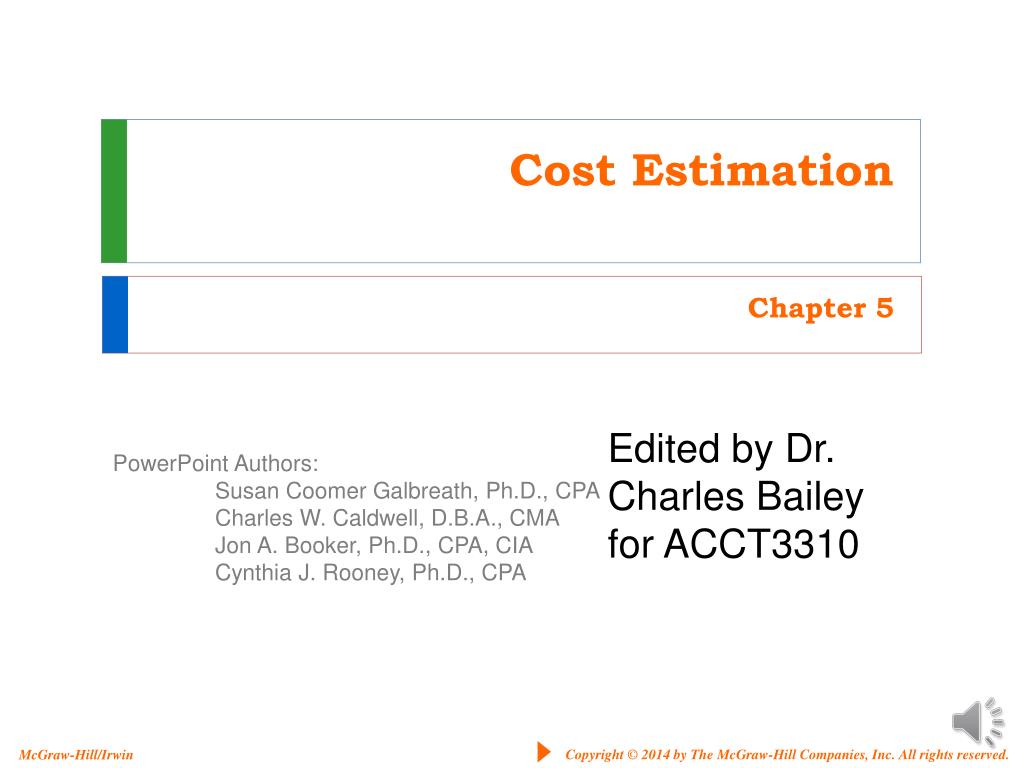 PPT - Cost Estimation PowerPoint Presentation, free download - ID:2590757