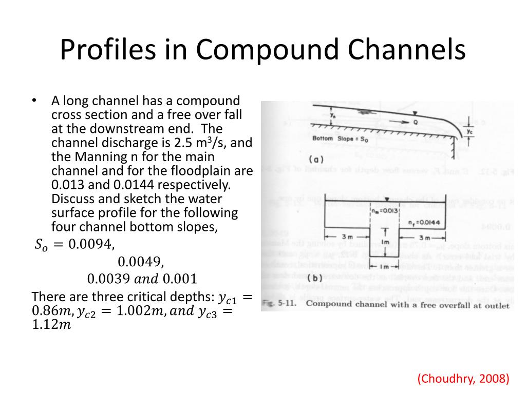 PPT - Water Surface Profiles in Compound Channels: Critical Depths ...