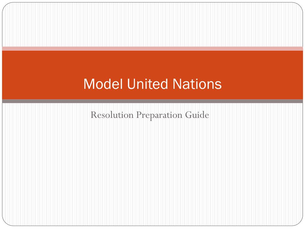 PPT - Model United Nations PowerPoint Presentation, free download - ID ...