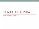 PPT - LET US PRAY PowerPoint Presentation, free download - ID:4741907