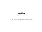 PPT - Lex Compiler PowerPoint Presentation, free download - ID:4199680