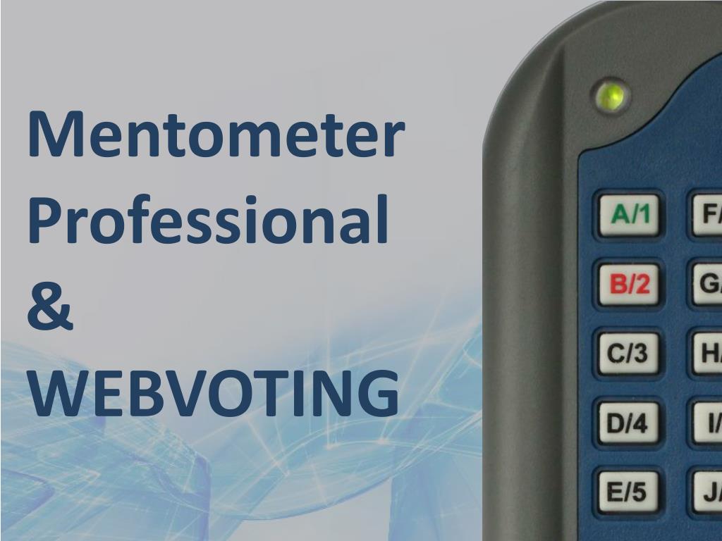 PPT - Mentometer Professional & WEBVOTING PowerPoint Presentation - ID ...