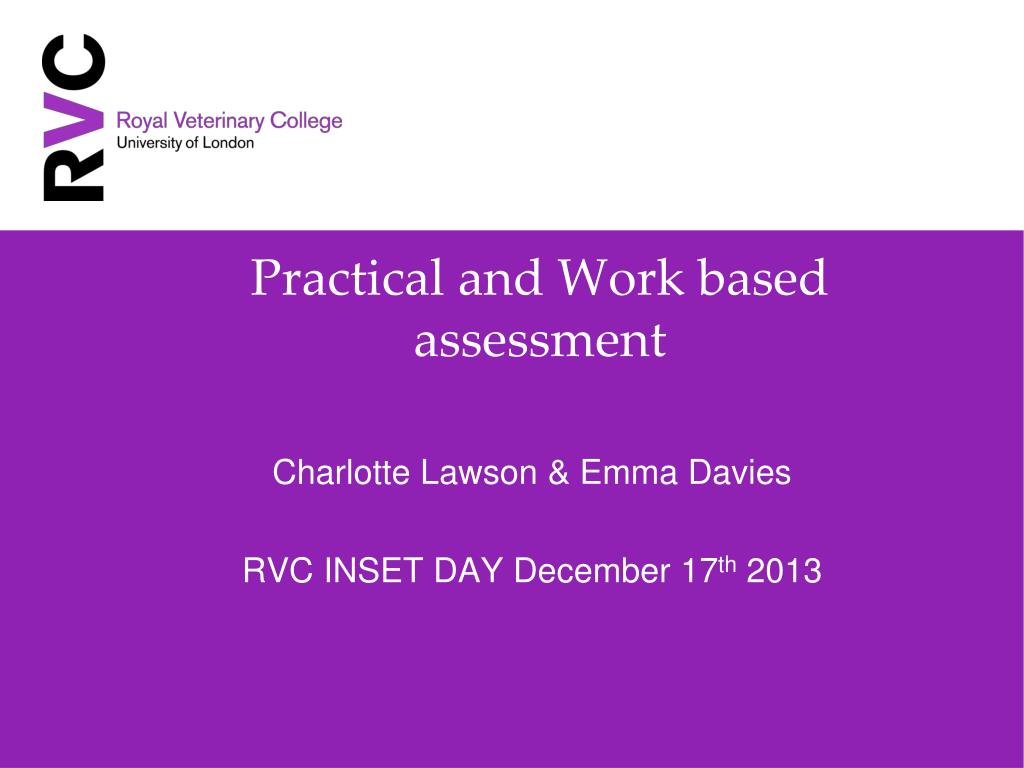 PPT - Practical and Work based assessment PowerPoint Presentation, free ...