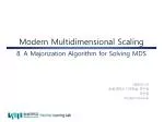 PPT - Multidimensional Scaling (MDS) PowerPoint Presentation, free ...