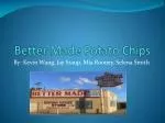 PPT - Potato Chips Manufacturing Plant | Cost, Market Trends PowerPoint ...