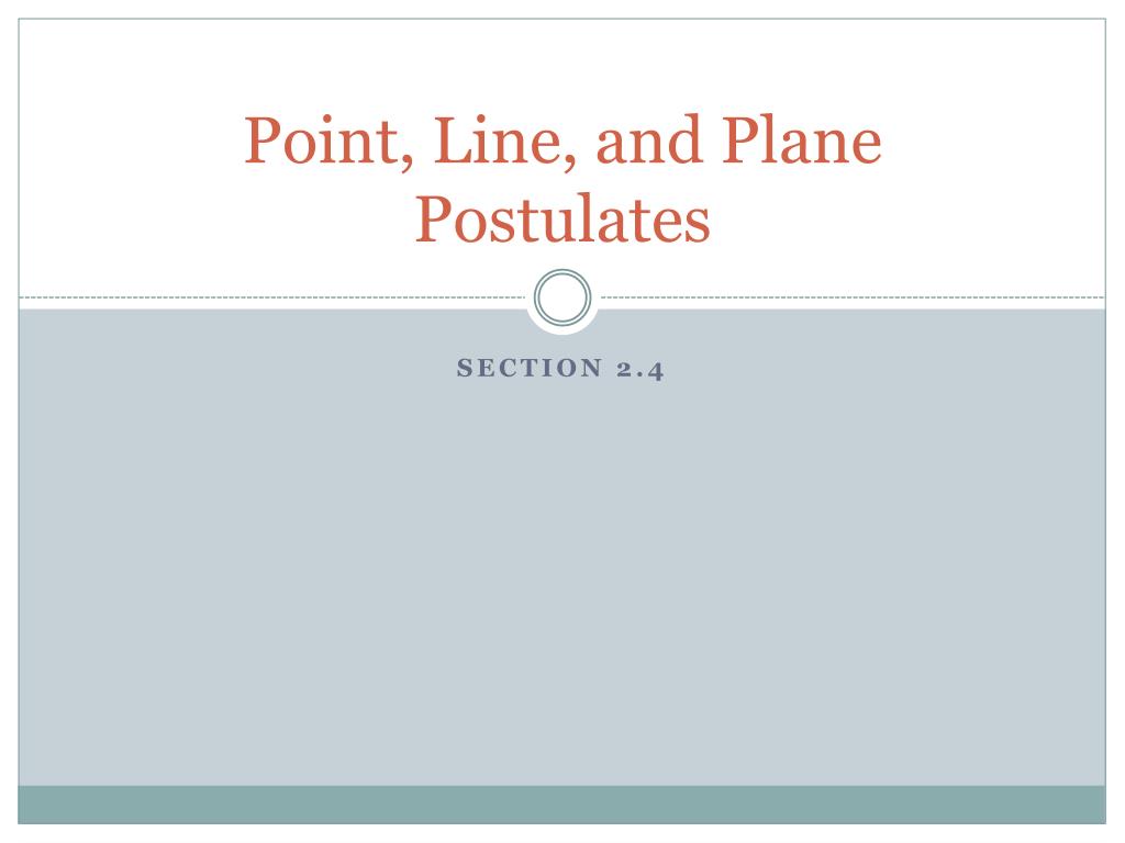 PPT - Point, Line, and Plane Postulates PowerPoint Presentation, free ...