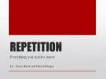 PPT - Repetition PowerPoint Presentation, free download - ID:2221100