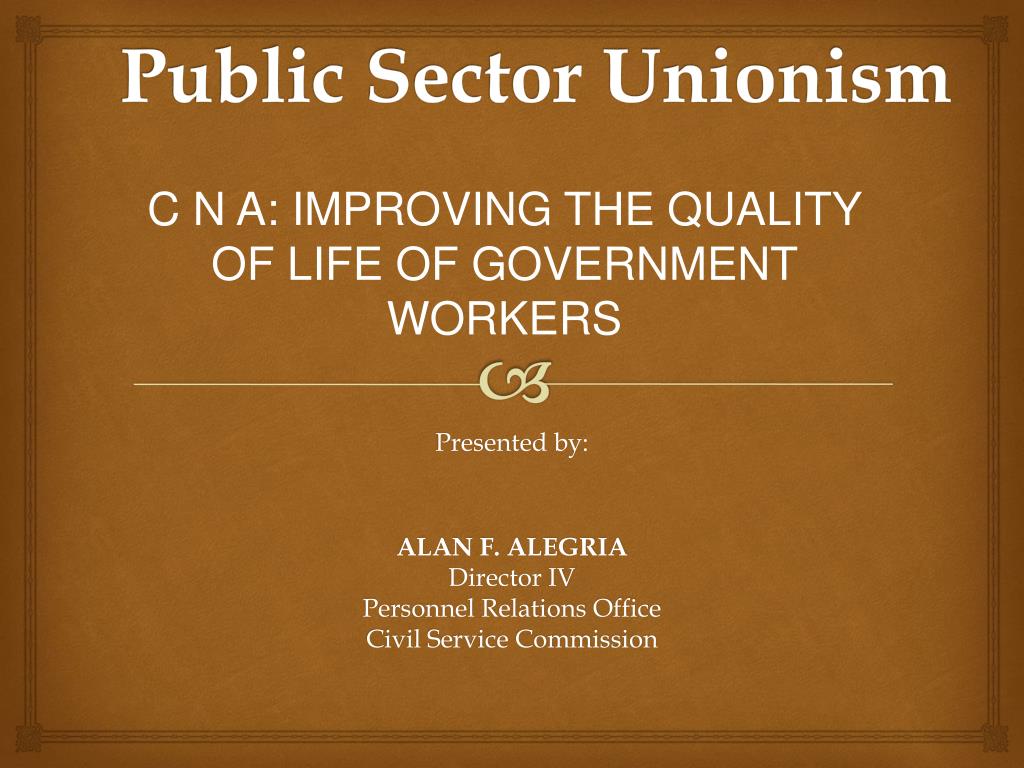 PPT - Public Sector Unionism PowerPoint Presentation, free download ...