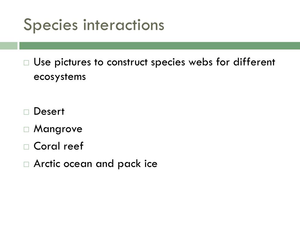 PPT - Species interactions PowerPoint Presentation, free download - ID ...