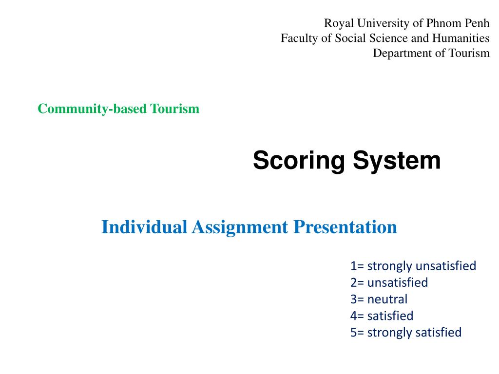PPT - Scoring System PowerPoint Presentation, free download - ID:2611768