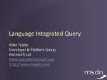 PPT - Object Query Language OQL PowerPoint Presentation, free download ...